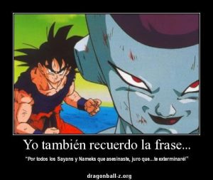 frase de goku a freezer – Interlazado